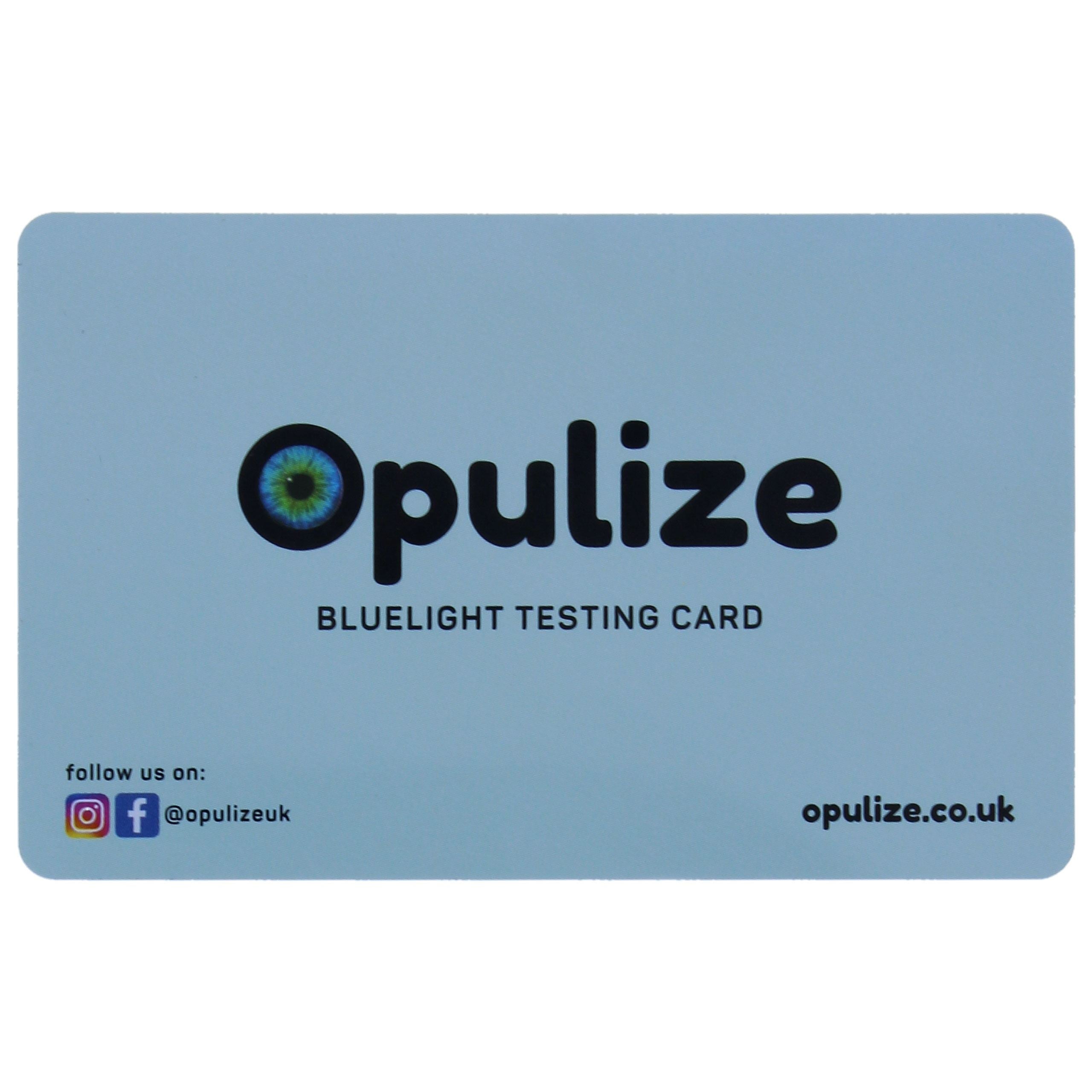 BLUE LIGHT TESTING KIT - Opulize
